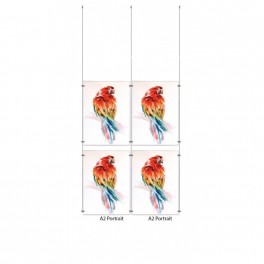 Paper rail student classroom work hanging display letter paper clip