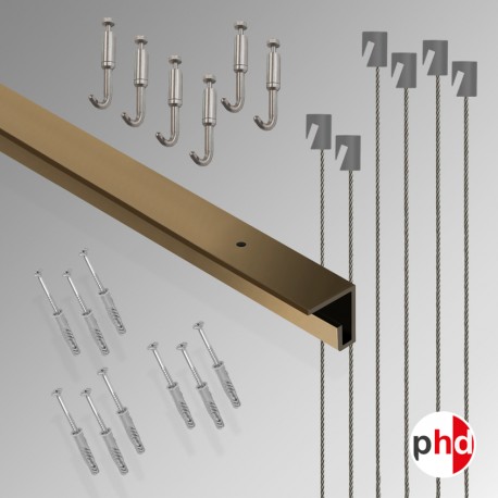 Slat Wall Panel Picture Storage System & Sliding Wall Picture Hanging ...