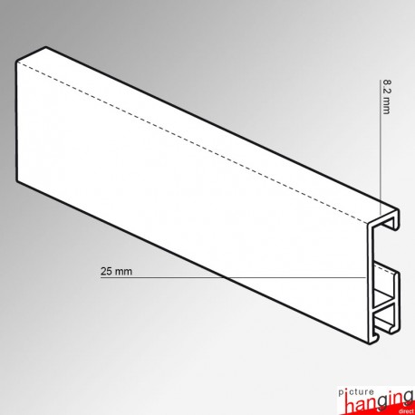 Suspended Drop Ceiling picture hanging Rail art gallery hanging system ...