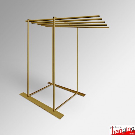 Grid Mesh Ceiling Hanging Kit | Picture Hanging Direct Color Gold Size ...
